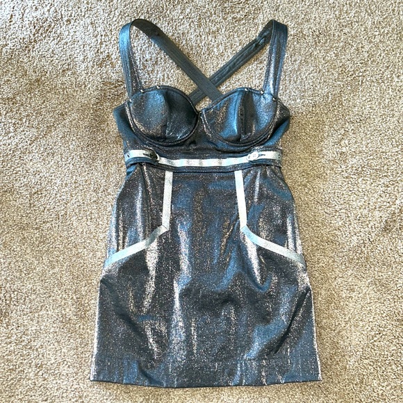 Marciano | Dresses | Silver Marciano Dress | Poshmark